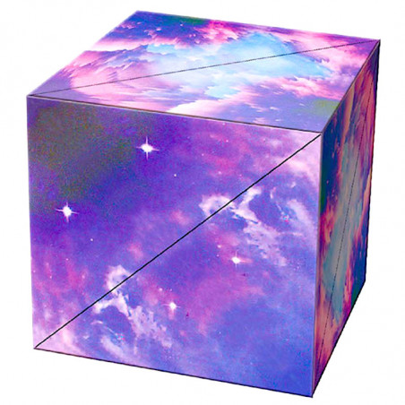 MoYu Magnetic Folding Fidget Cube Purple → MasterCubeStore